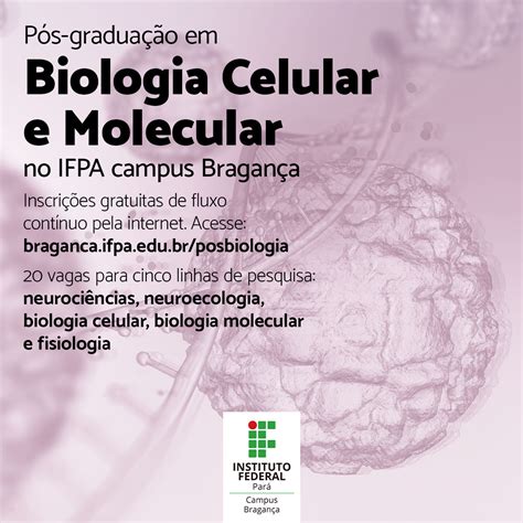 Pós Graduação em Biologia Celular e Molecular