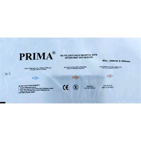 Комплект торбички за стерилизация Самозапечатващи се 250x400mm Индикатор автоклав Eo 100