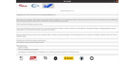 Gpu Viewer Een Interface Voor Glxinfo Vulkaninfo Clinfo En Es2info