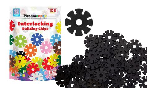Picassotiles Building Chips Interlocking Disc Construction Blocks Groupon