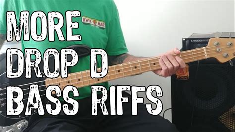 More Drop D Bass Riffs Youtube