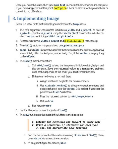 Solved The Image Class P Reviously You Used Raw Pointers Chegg