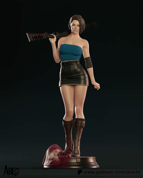 Jill Valentine 3d Model 3d Printable Cgtrader