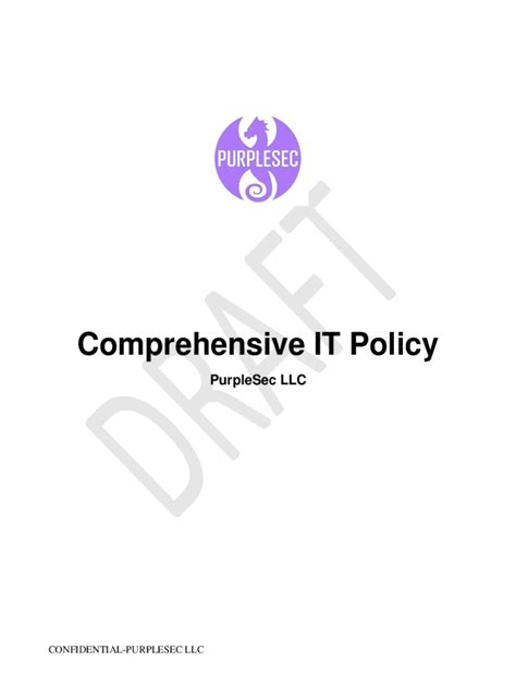 Fillable Online Sample Data Security Policy Template Purplesec Fax Email Print Pdffiller