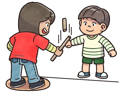 [슈링클스도안 놀이] 12 전통놀이 자치기 도안 슈링클스 만들기 메이크래프트 네이버 블로그