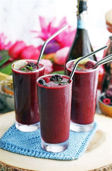 Slushie Au Prosecco Et Fruits Rouges 10 Recettes De Slushie Au Vin à