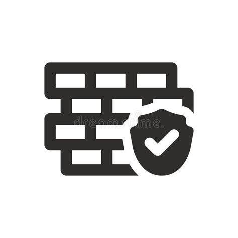 Firewall Icon Stock Vector Illustration Of Logo Security 288054660