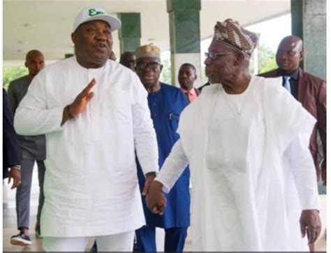 2023 Obasanjo Visits Enugu State Governor Ugwuanyi Photos