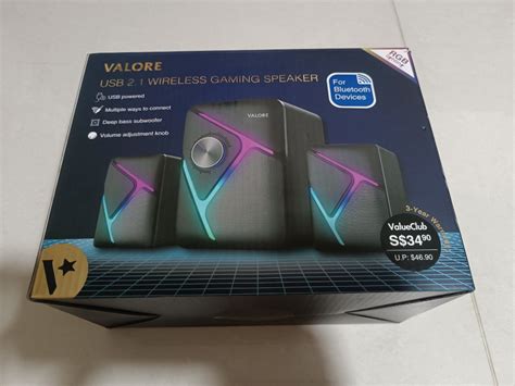Valore Usb 2 1 Wireless Gaming Speaker Audio Soundbars Speakers And Amplifiers On Carousell