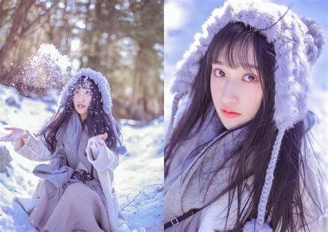 冰镇女孩”张星禾曝光冬日写真 领略天然美凤凰网