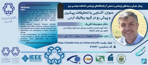 Hamid D Taghirad Auf Linkedin Robotics Cablerobot Control