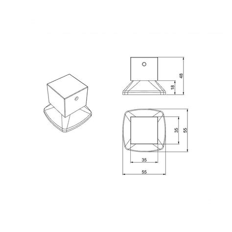Acabamento Registro Quadrado Preto Fosco Encaixe Padrao Deca Docol Meber
