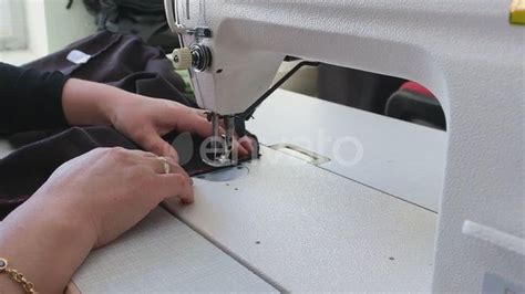 Person Sewing In Small Tailor Shop Footage Dog Video Tailor Shop