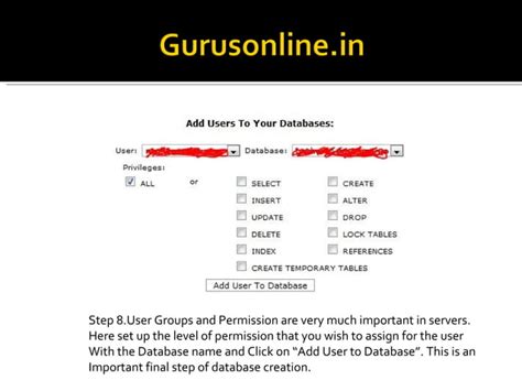 Cpanel Guide Ppt Databases Computer Software And Applications