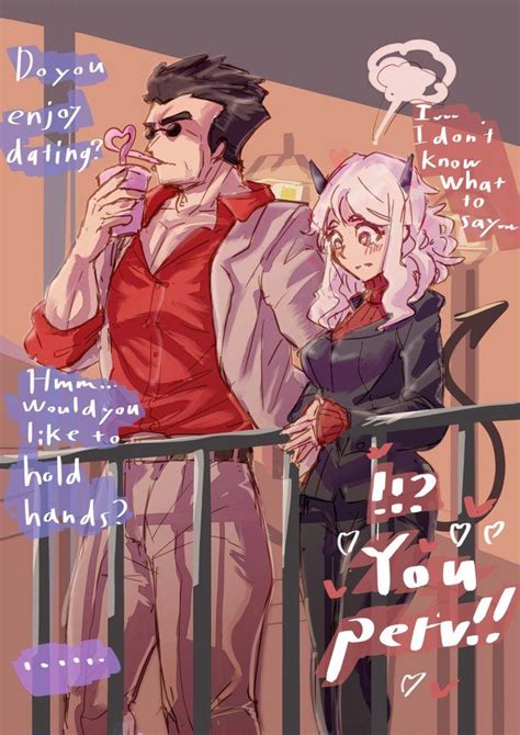 The Helltaker And Modeus After A Date Scrolller