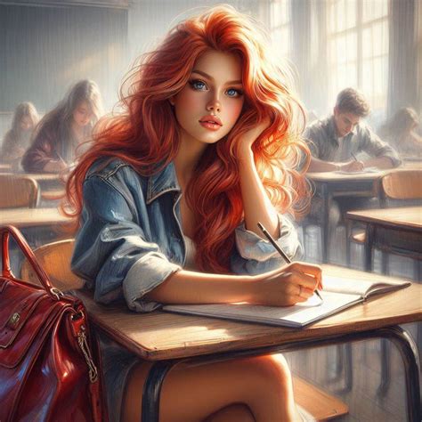 Beautiful Red Haired Woman By Picknikker On Deviantart