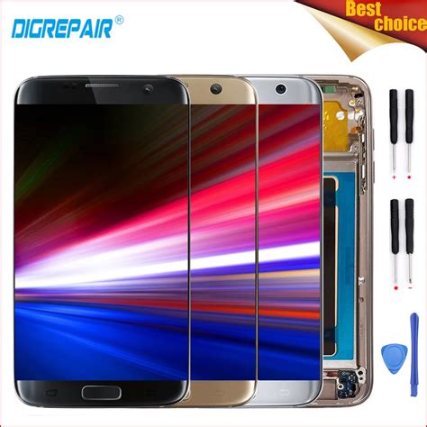 s7 edge screen For Samsung Galaxy S7 Edge SM G935F LCD Display Touch ...