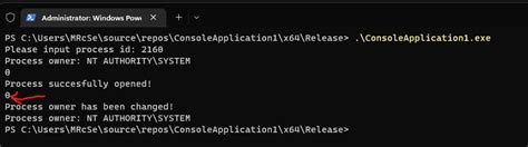 C Windows Api Process Ownership C Yazbel Forumu