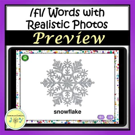 Fl Words With Photos By Communication Joy Tpt