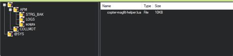 scripted magfit flightpath generation ardupilot lua scripting