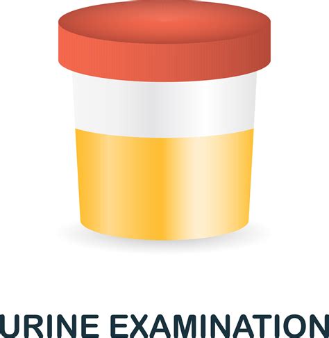 Urine Examination Icon 3d Illustration From Health Check Collection