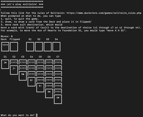 Github Jyeung2solitaire