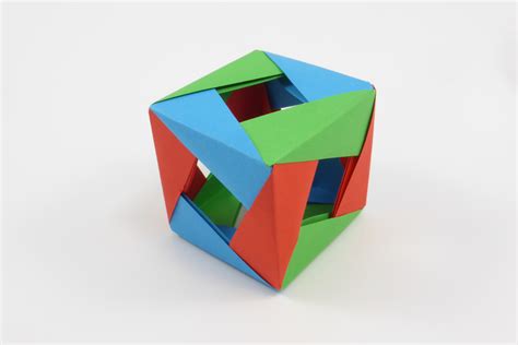 Cube Penultimate Unit Origami by Michał Kosmulski