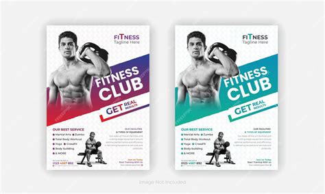 Premium Vector Modern Fitness Gym Flyer And Poster Template Fitness