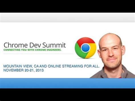 Chrome Dev Summit Presents Colt McAnlis Online Streaming Dark