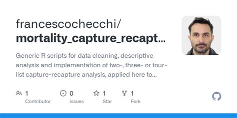 Github Francescochecchimortalitycapturerecaptureanalysis Generic