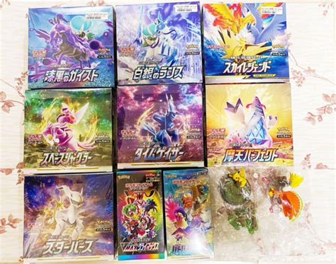40％割引ホワイト系高い品質 ポケモンカード ポケカ 新品未開封 Box シュリンク付き ポケセン発送品 ポケモンカードゲーム トレーディング