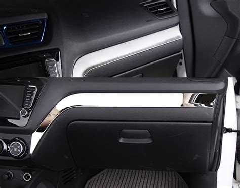 Хромированная накладка на торпеду Киа Рио 3 - Kia Rio III 2011-2016 ...