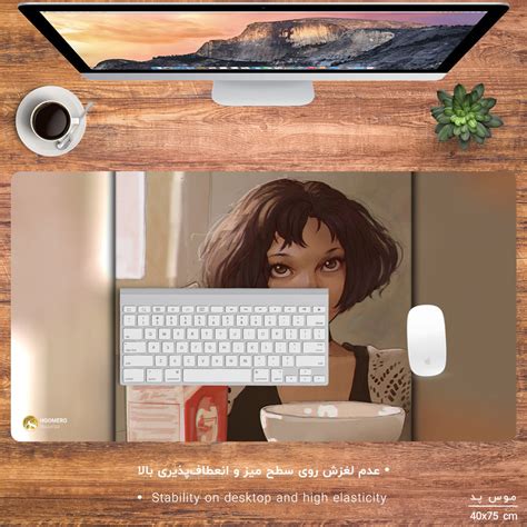 قیمت و خرید ماوس پد هومرو مدل Mx776 طرح فیلم لئون حرفه‌ای ماتیلدا