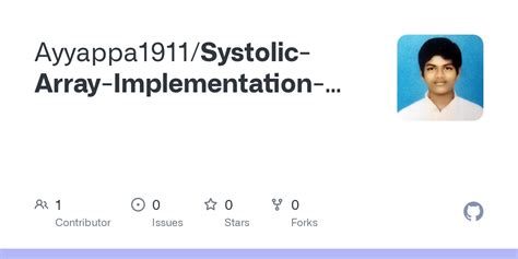 Github Ayyappa1911systolic Array Implementation For 3x3 Matrix