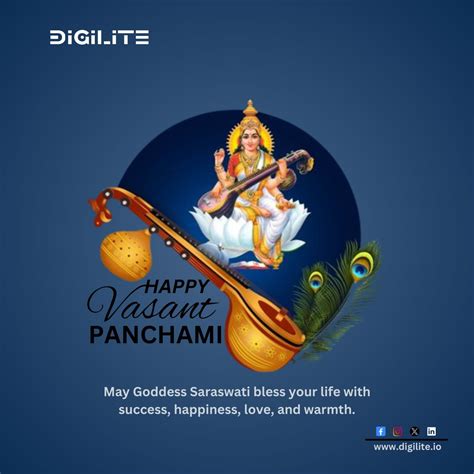 Digilite Informatics On Linkedin Vasantpanchami Festival Saraswati