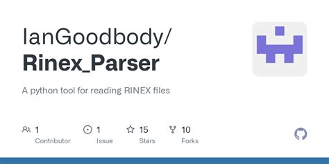 GitHub IanGoodbody Rinex Parser A Python Tool For Reading RINEX Files