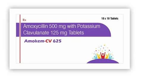Brand Name Amokem Cv 625 Mg Generic Name Amoxycillin 500 Mg With