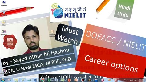 What Is Nielit Doeacc Courses After 12th O Level A Level B