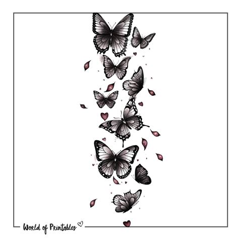 Butterfly Tattoo Stencil Designs 90 Fantastic Frame Tattoos