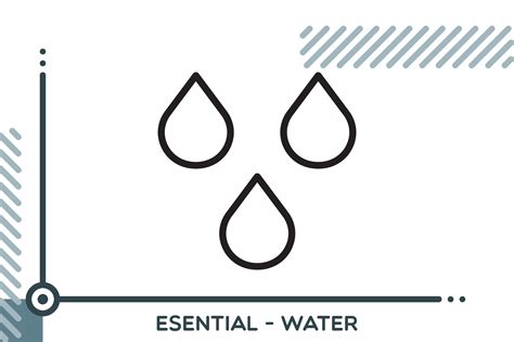Esential Icon Water Graphic By Freddyadho · Creative Fabrica
