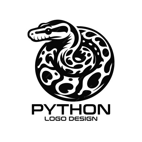 Premium Vector Python Vector Logo Design
