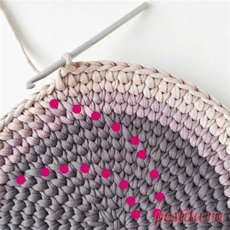 КАК СВЯЗАТЬ ИДЕАЛЬНОЕ КРУГЛОЕ ДНО ЛЕГКИЙ СПОСОБ ЗАПОМНИТЬ КОВРЫ И К Вязание плетение