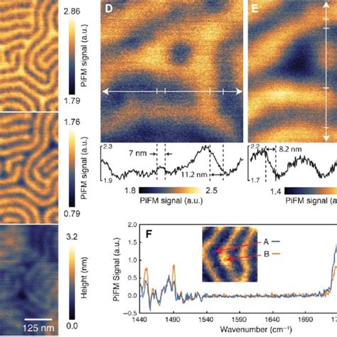 Chemically Selective Pifm Imaging Of Ps B Pmma A To E Fingerprint