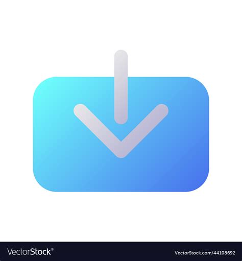 download pixel perfect flat gradient two color ui vector image