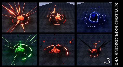 ArtStation - UE5 Stylized Explosions VFX Pack 03 | Game Assets