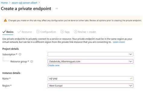 Using Azure Private Endpoints With Databricks Albert Nogués