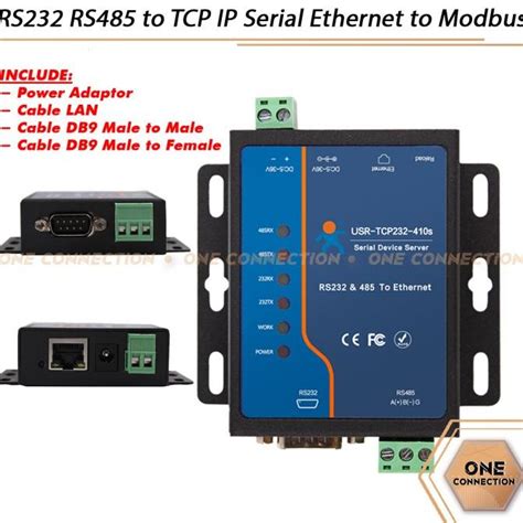 Jual RS232 RS485 To TCP IP Serial Ethernet To Modbus Gateway Converter IOT Onecon90 Dijamin
