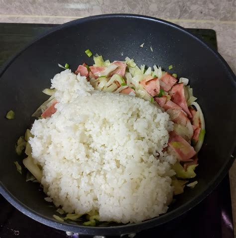 베이컨양배추볶음밥