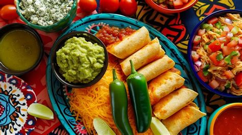 Free Mexican Feast Spread Image Mexican Cuisine Nachos Download