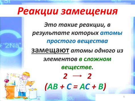 Реакции замещения презентация онлайн